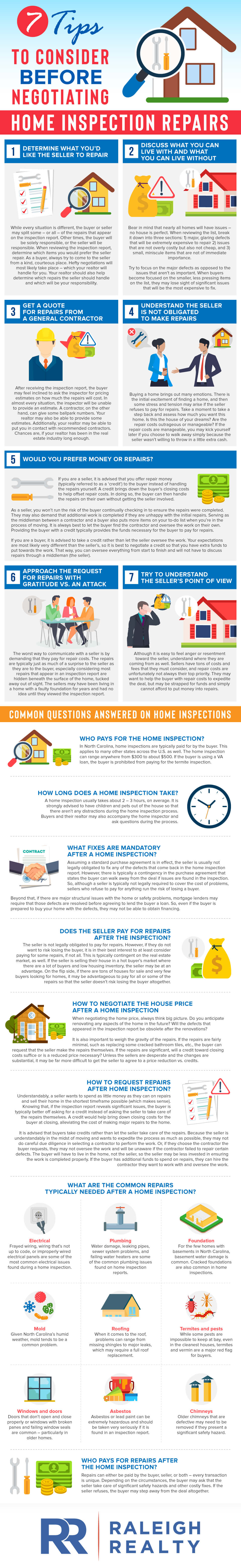 7 Tips Negotiating Repairs After A Home Inspection